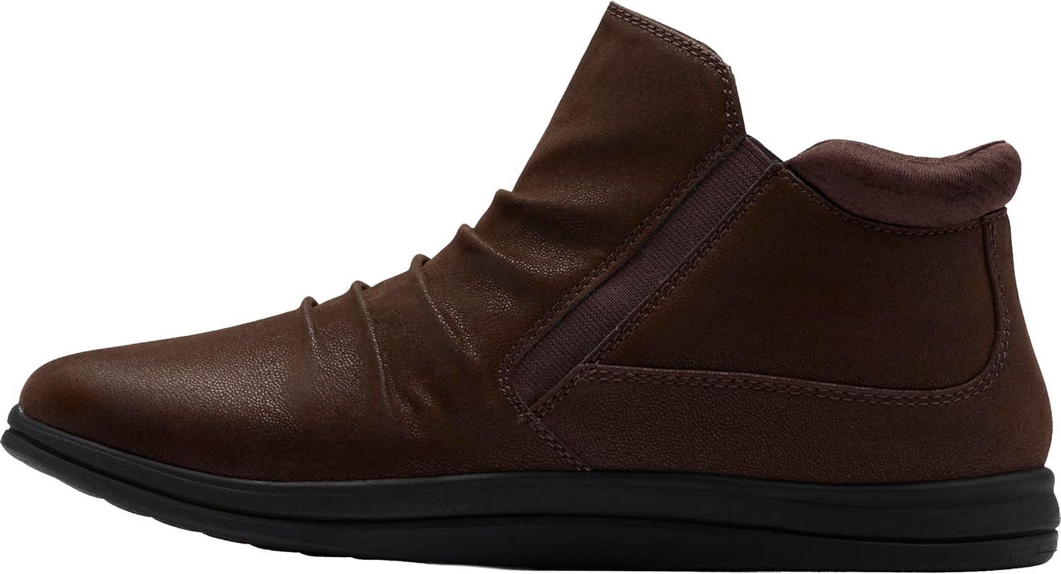 Clarks womens Breeze Path(Dark Brown Textile) - Clarks