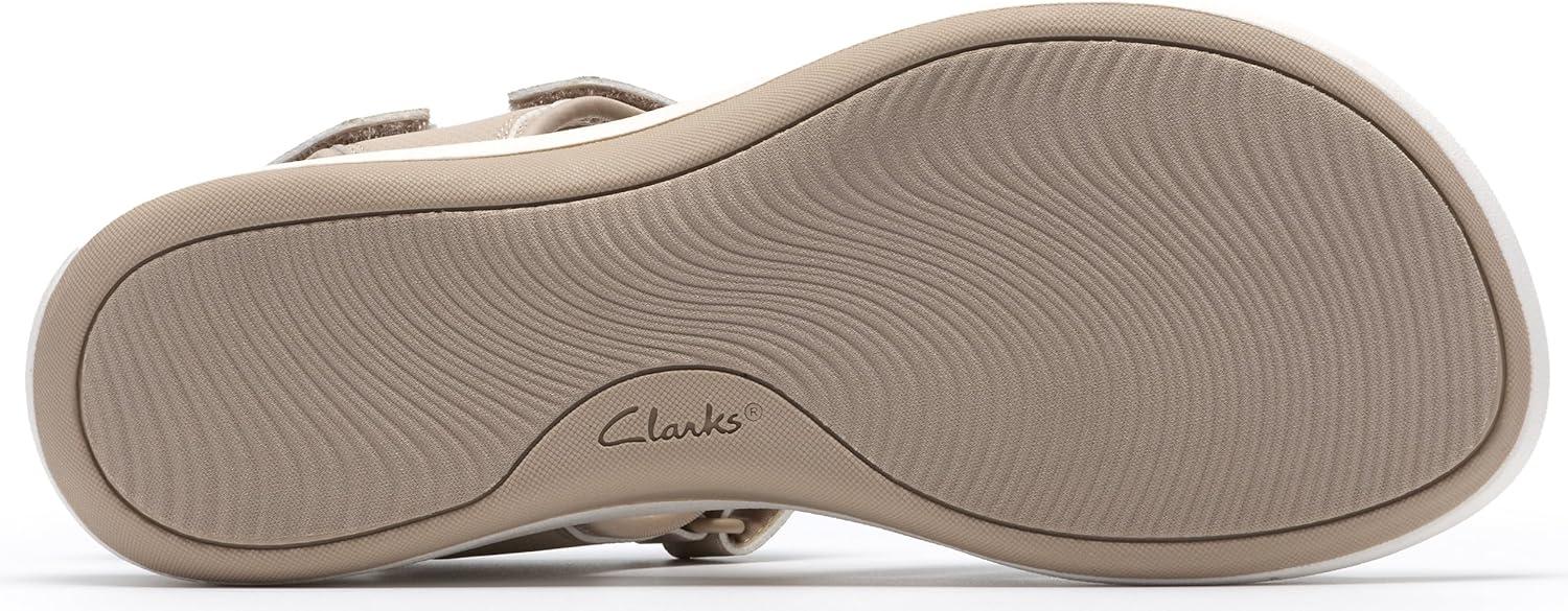 Clarks womens Mira Shore(Sand Synthetic) - Clarks