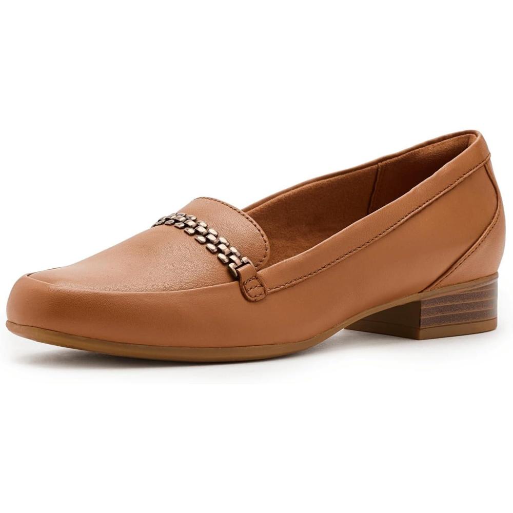 Clarks Women’s Juliet Mia(Tan Leather) - Clarks